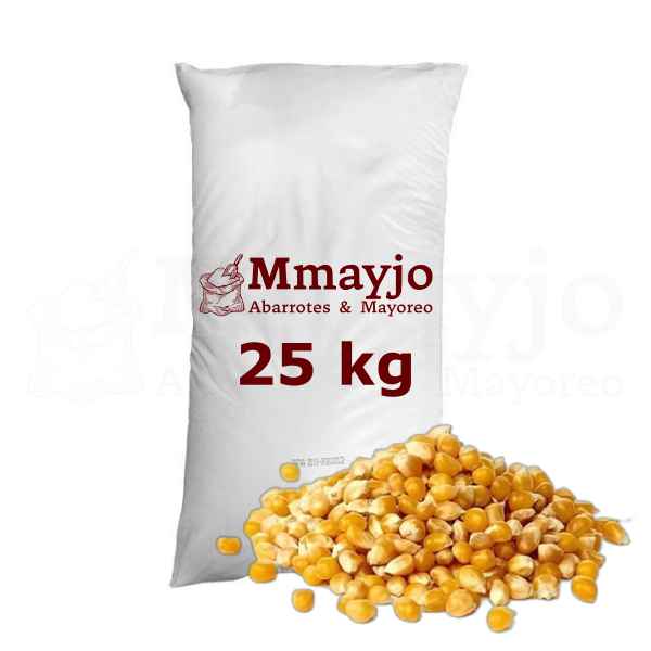 Maiz Amarillo Entero 25 kg | Distribuidora MMAYJO - Abarrotes & Mayoreo